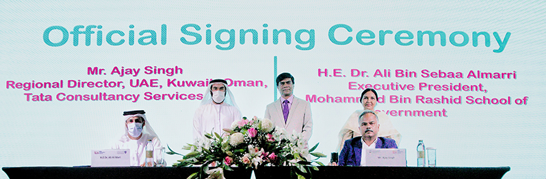 MBRSG Signs MoU with Tata Consultancy Services at Expo 2020 Dubai’s India Pavilion - MBRSG