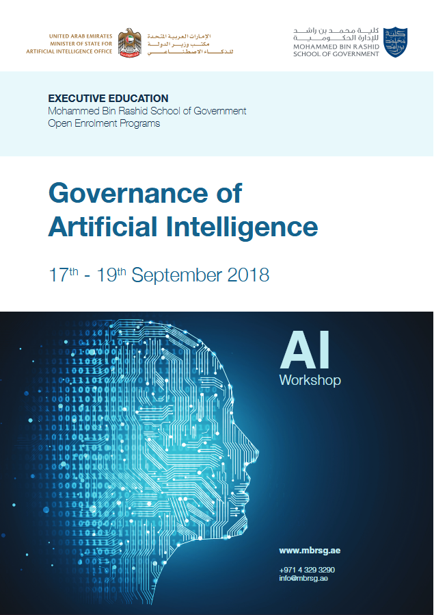 Governance of Artificial Intelligence - MBRSG
